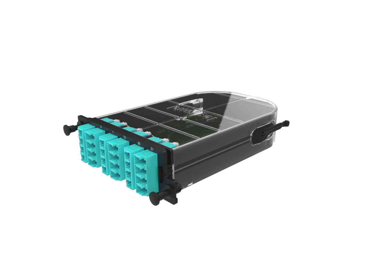M4 SPLICE CASSETTE- 24 FIBER- LC QUAD- OM4- TIER 2 | Fiber Cassettes ...