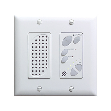 Discontinued - Intercom Room Unit, Indoor, White | Broadcast Intercom ...