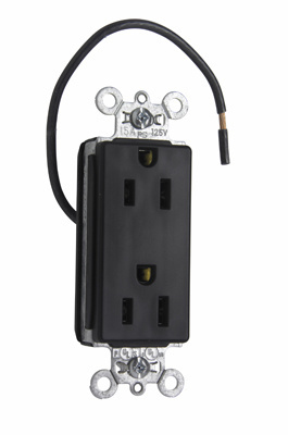 PlugTail® Decorator Split Circuit Spec Grade Receptacle, 15A, 125V ...