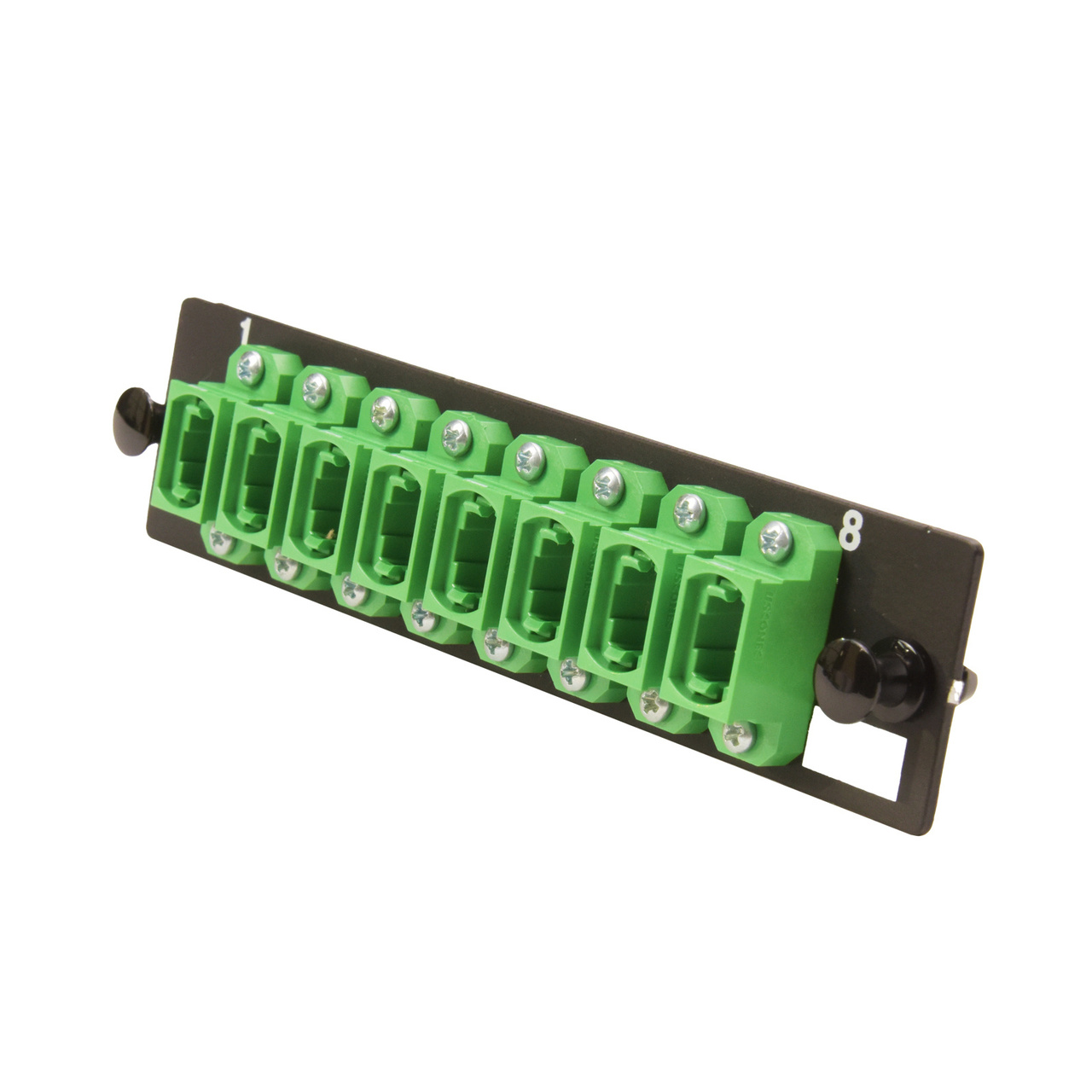 Q-Series, OFP Adapter Panel, 8 MPO, Green | Fiber Adapter Panels ...