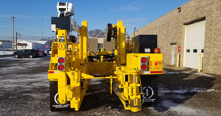 1 Reel 100,000 lbs Trailer Rental - Custom Truck One Source