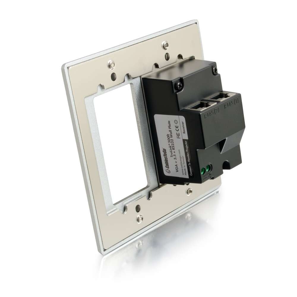 TruLink® VGA + Stereo Audio + Serial RS232 over Cat5 Extender Double ...