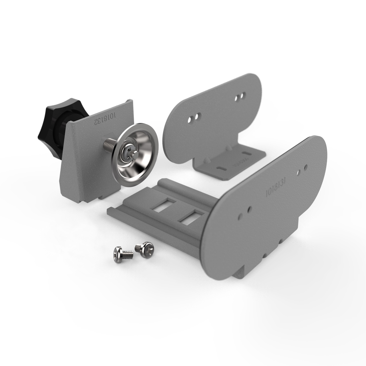 Desktop Power Center Slim Mounting Accessories Gray | On-Surface ...