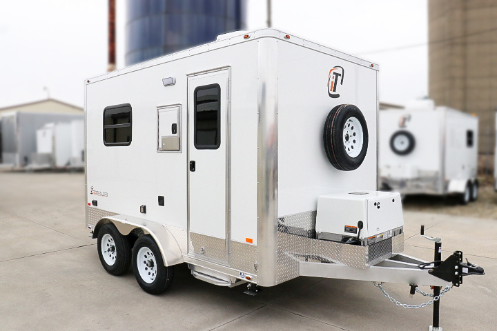 208.5 in Fiber Splicing Trailer Rental - Custom Truck One Source