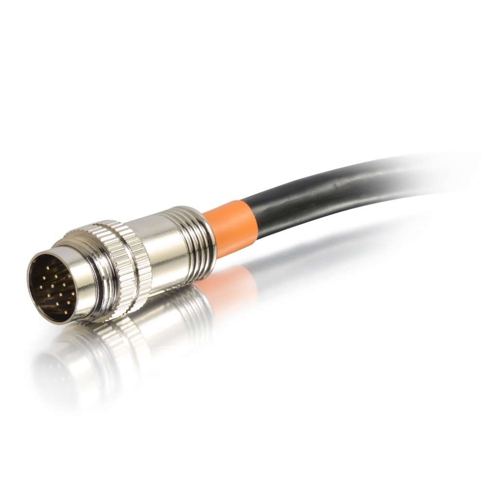 1.5ft (0.46m) RapidRun® RCA Composite Video and RCA Stereo Audio Flying ...