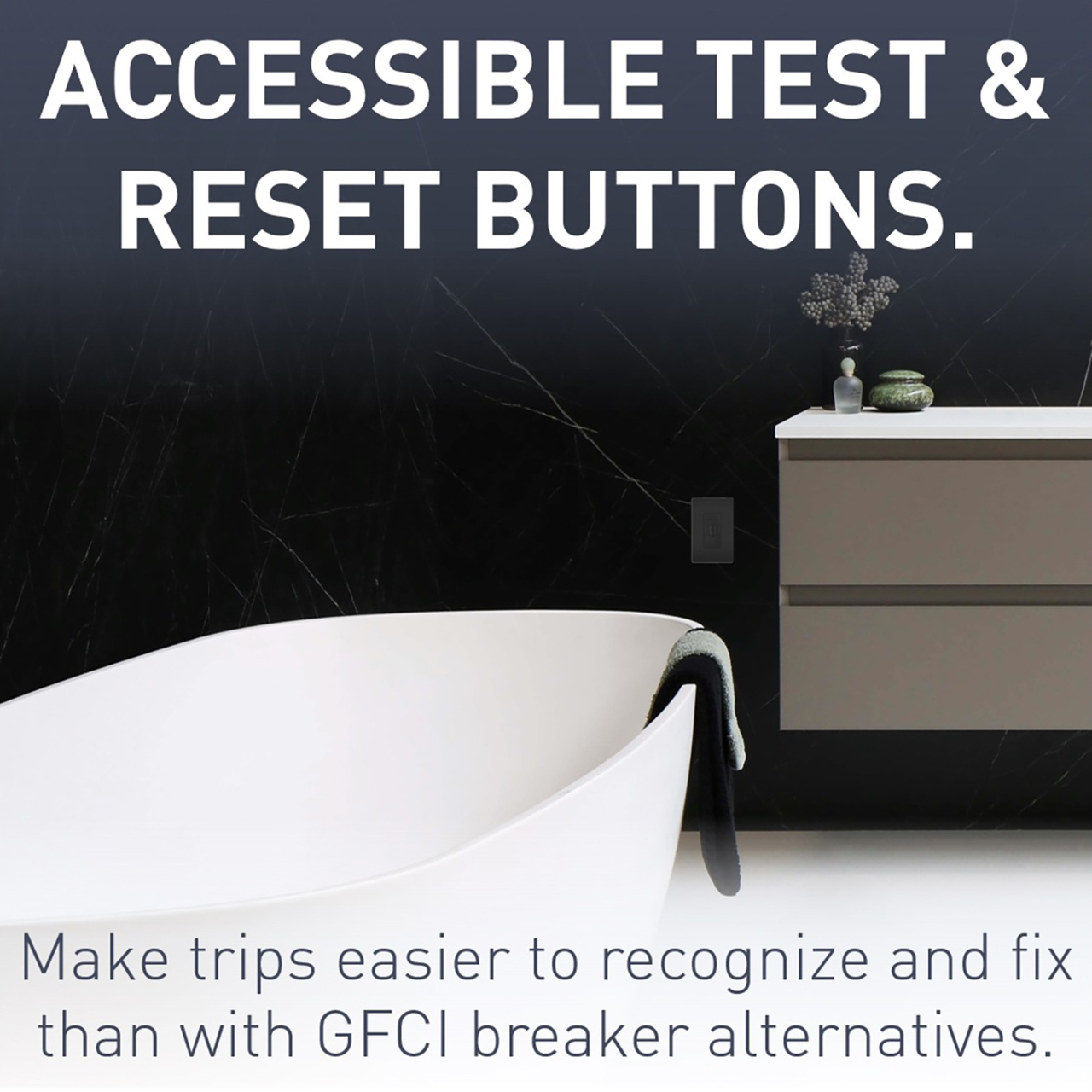 radiant Spec-Grade Dead-Front GFCI Receptacle | Legrand