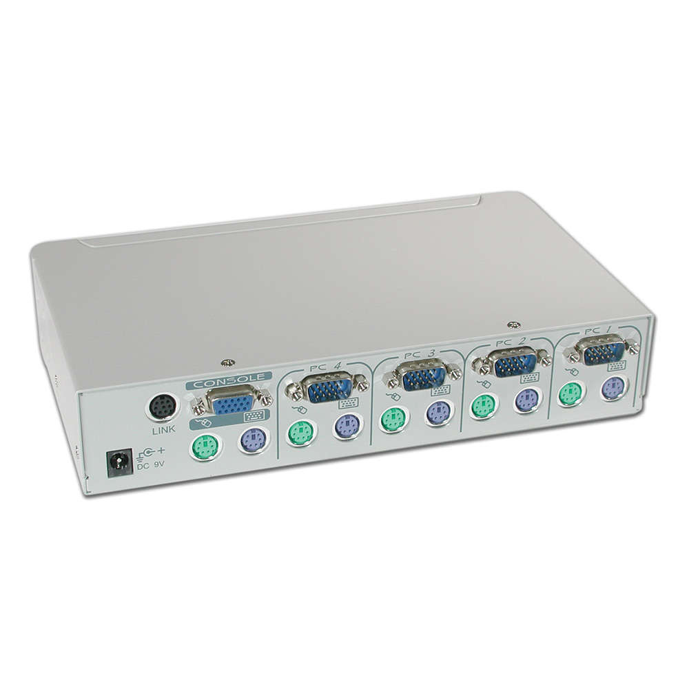 4-Port VGA (UXGA) KVM Switch with On-Screen Display | VGA Devices | VGA ...