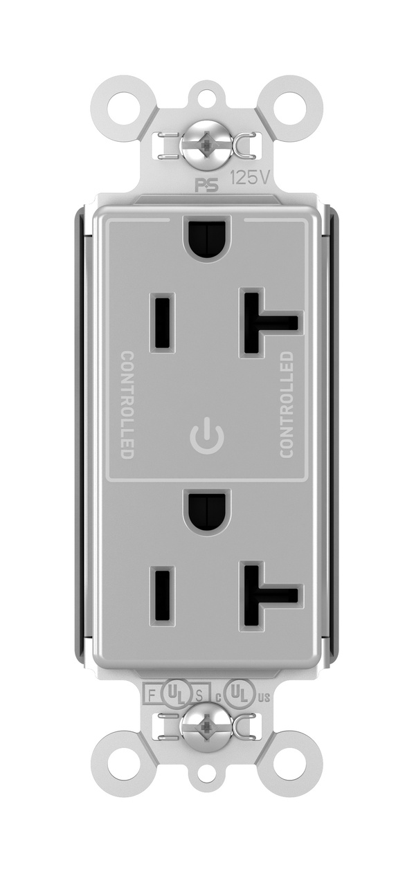 PlugTail® Heavy Duty Spec Grade Plug Load Controllable Receptacle, 20A ...
