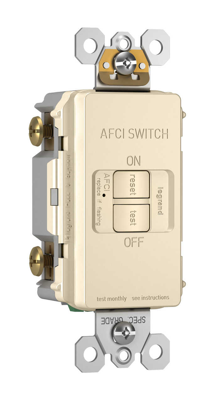 radiant Dead-Front AFCI Outlet | Legrand