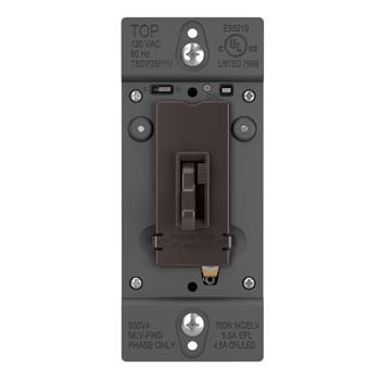 TradeMaster® Tru-Universal Single Pole/3-Way Toggle Slide Dimmer ...