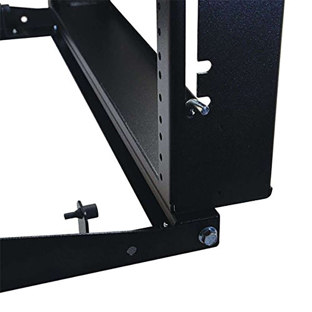 APW 20u x 18in Swing Out Wallmount Rack - Black