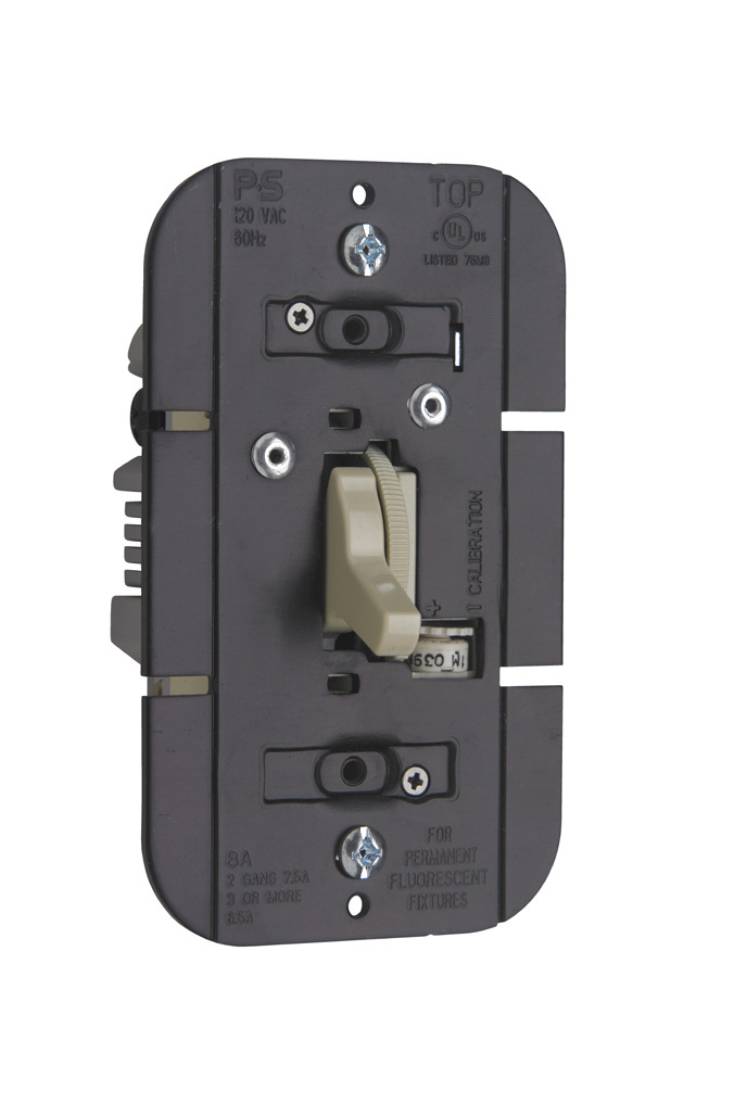 Discontinued - Trademaster Fluorescent Toggle Dimmer, Ivory | Sub ...