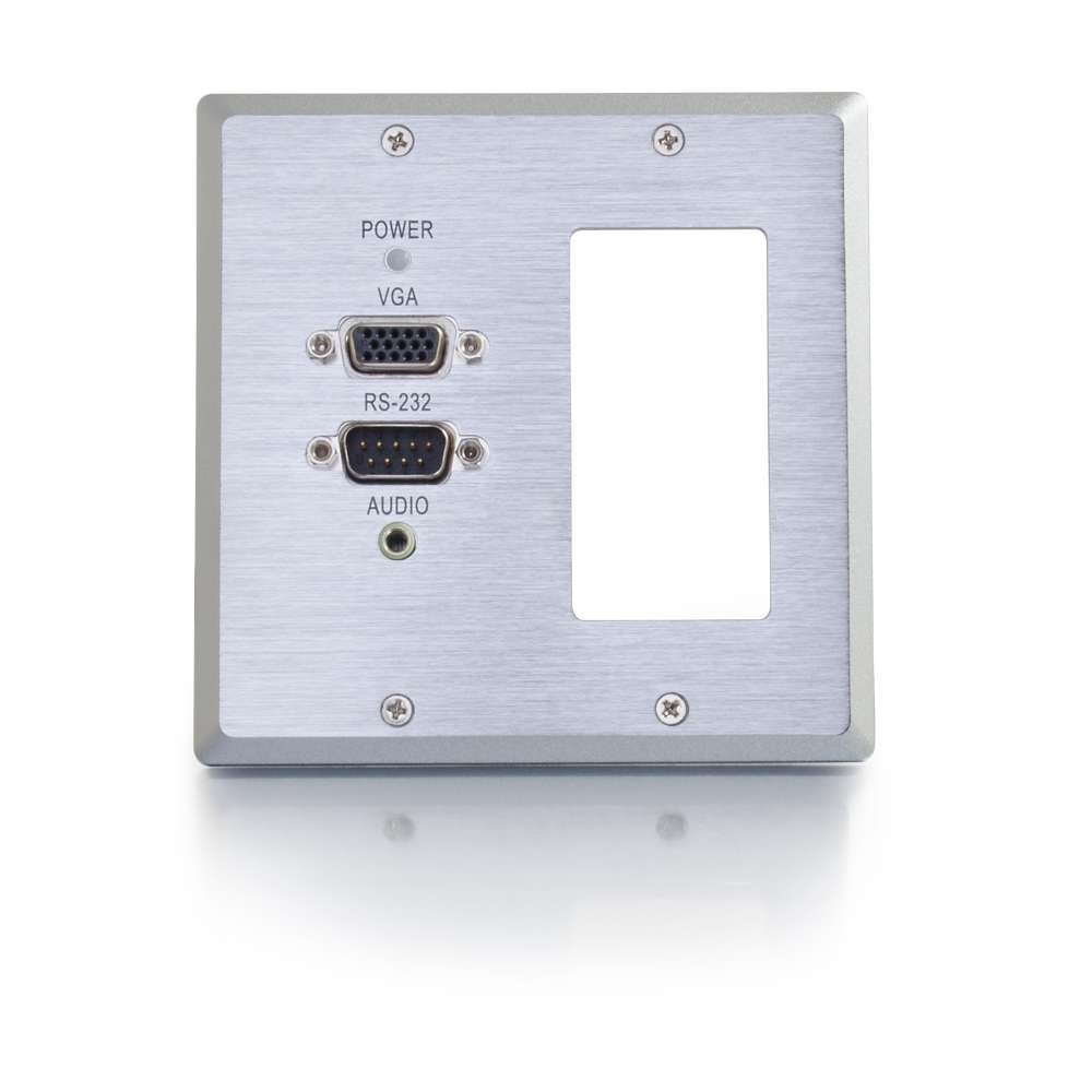 TruLink® VGA + Stereo Audio + Serial RS232 over Cat5 Extender Double ...