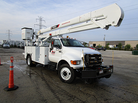 55 ft Hi-Rail Bucket Truck Rental - Custom Truck One Source