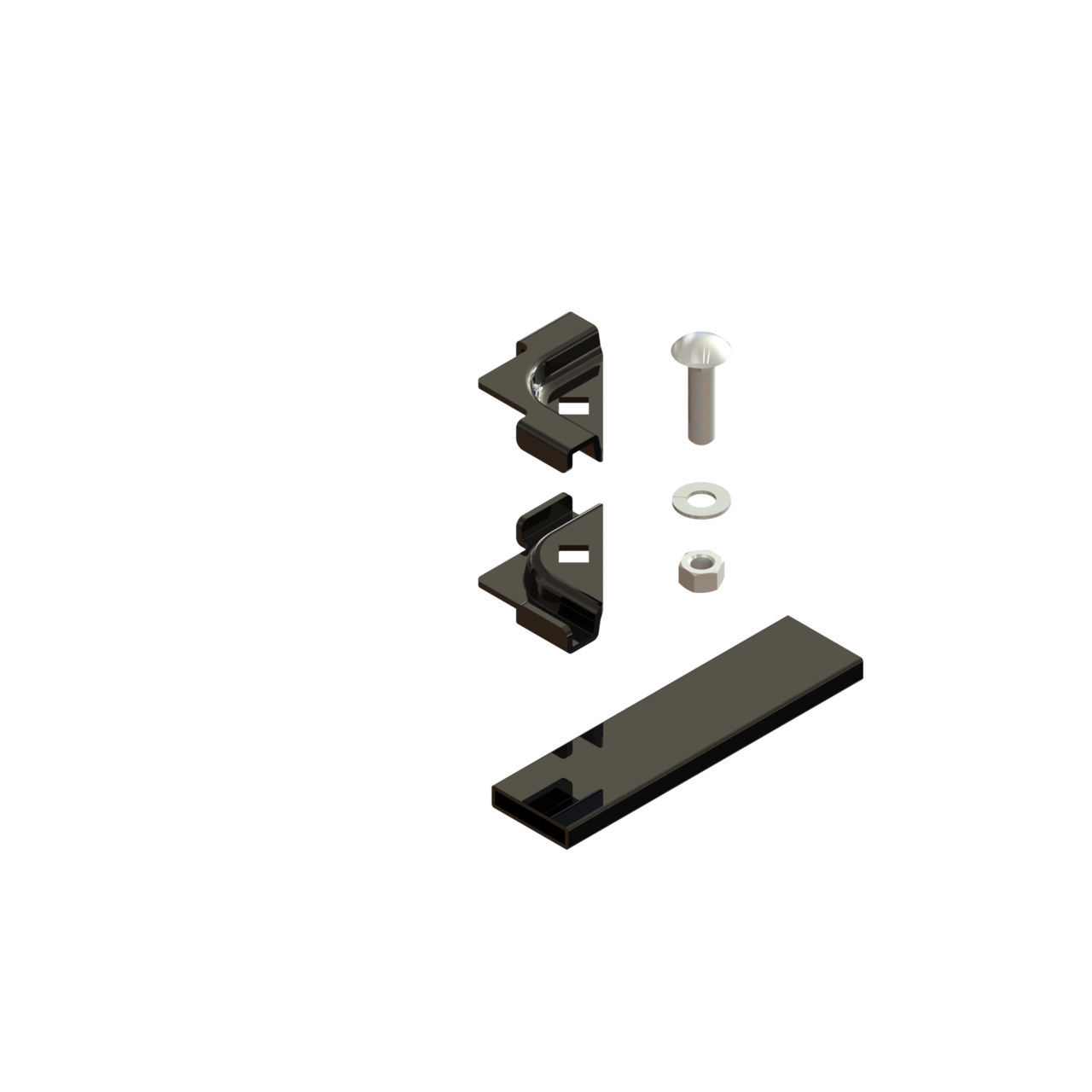 End Closing Kit, 18'', Black | Runway | Cable Pathways | Network ...