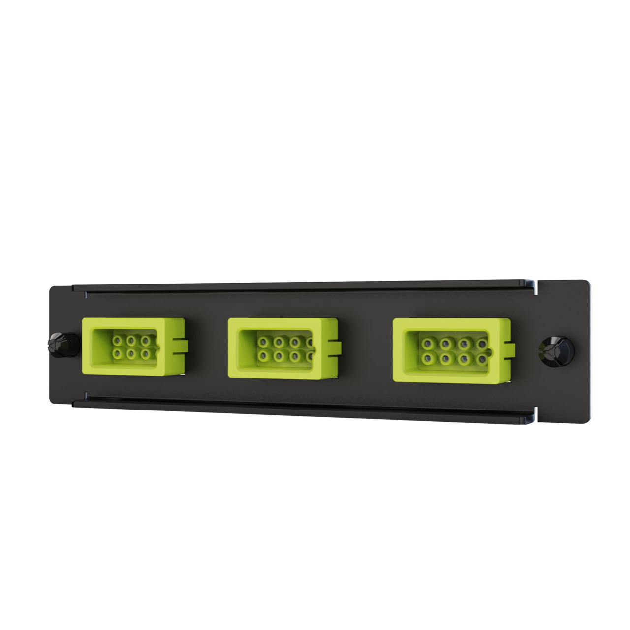 Q-Series acclAIM, Fiber Conversion Adapter Panels, 24 Fiber, Lime Green ...