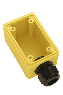 Watertight Deep Yellow Back Box, 1-in NPT Opening for Single ...