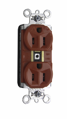 PlugTail® Isolated Ground Spec Grade Receptacles, 15A, 125V, Red ...