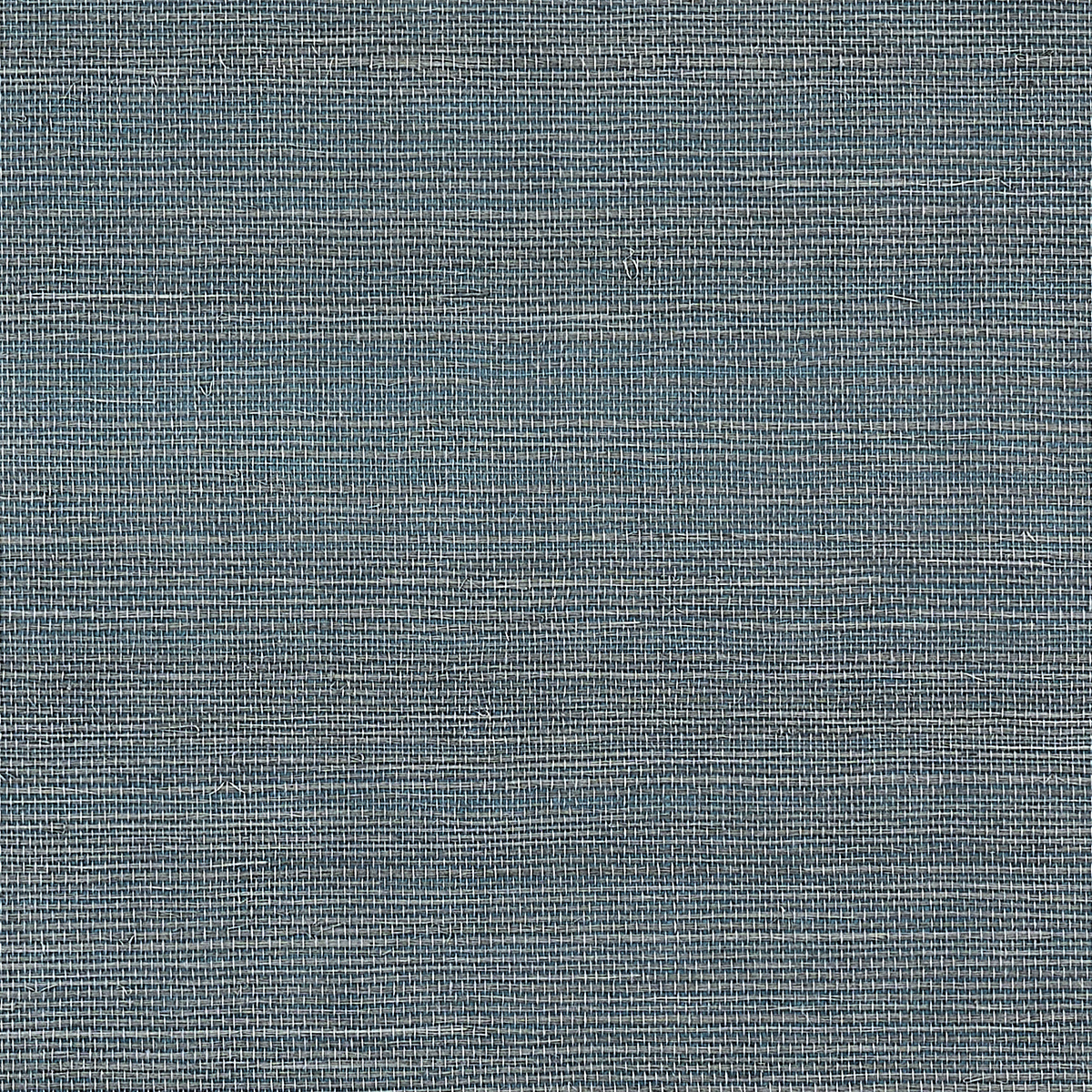 Manila Hemp in Grey On Blue | Phillip Jeffries