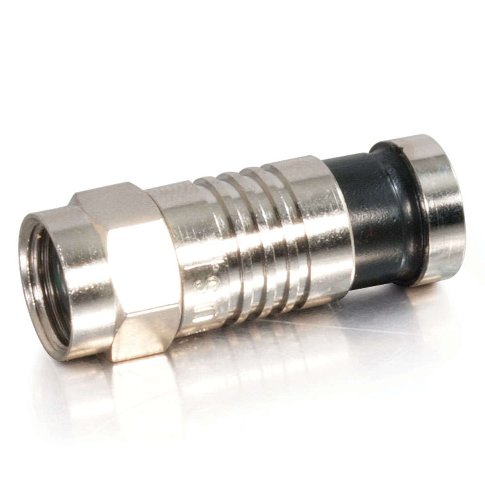 RG59 Compression F-Type Connector with O-Ring - 20pk