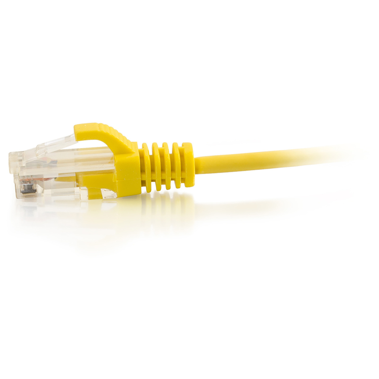 Q-Series Patch Cords, Cat6A, Reduced Diameter, Yellow, 6ft