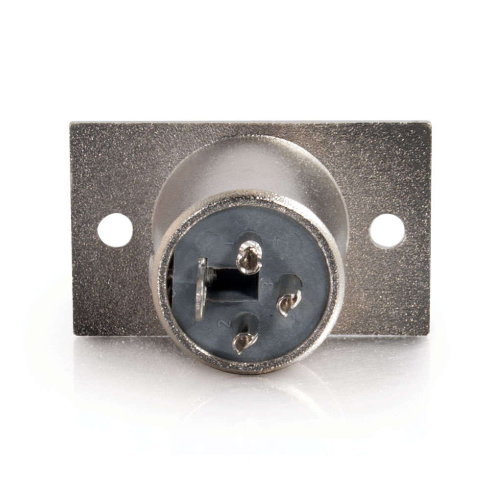 XLR Male Panel-Mount Connector