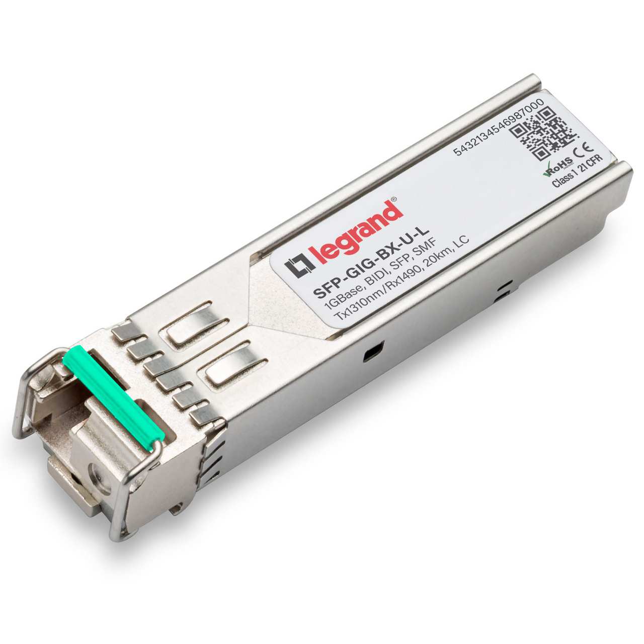 Nokia SFP-GIG-BX-U Compatible 1000Base-BX SFP Transceiver (SMF, Tx ...