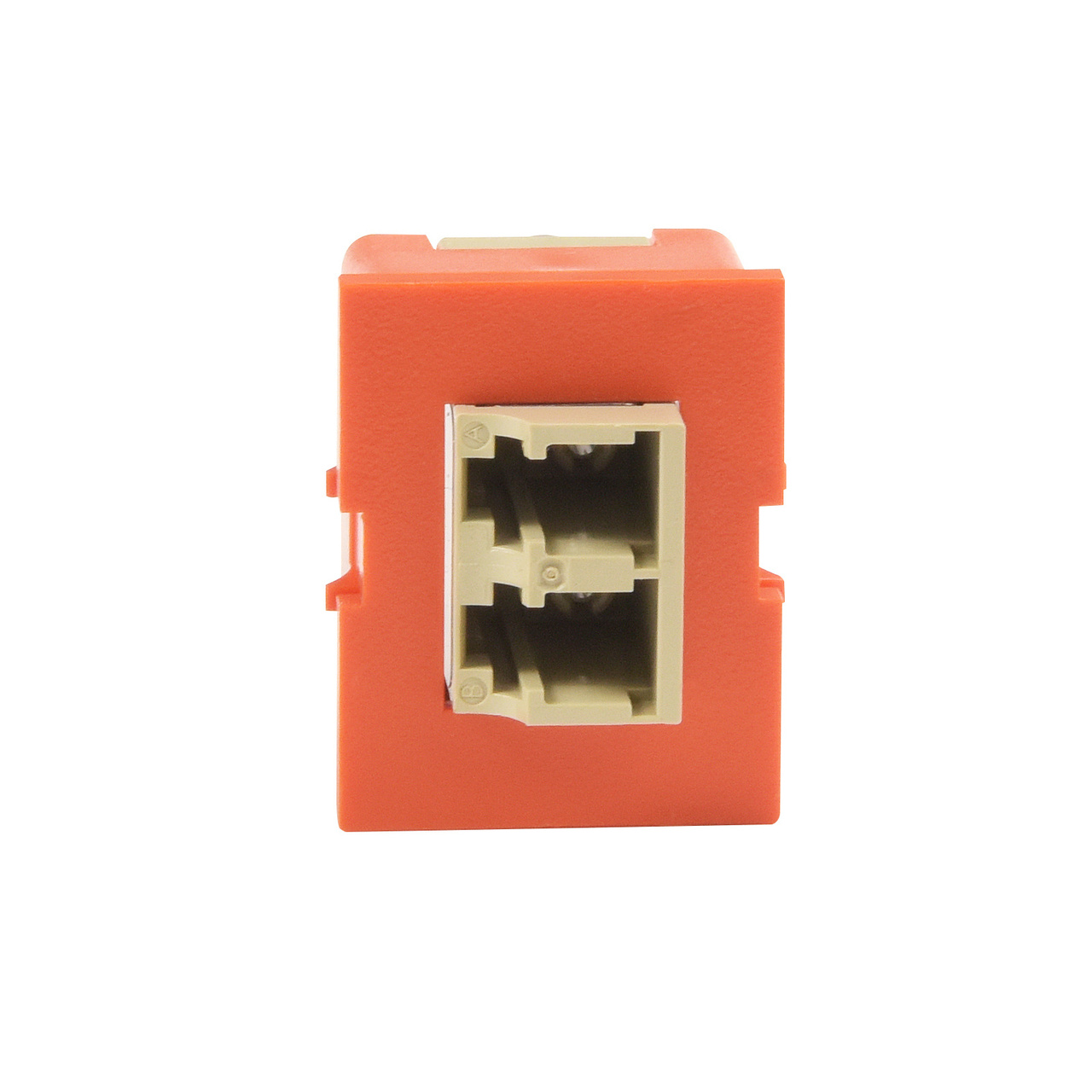 TracJack Module, LC Duplex, Multimode, Beige Adapter, Orange Housing ...