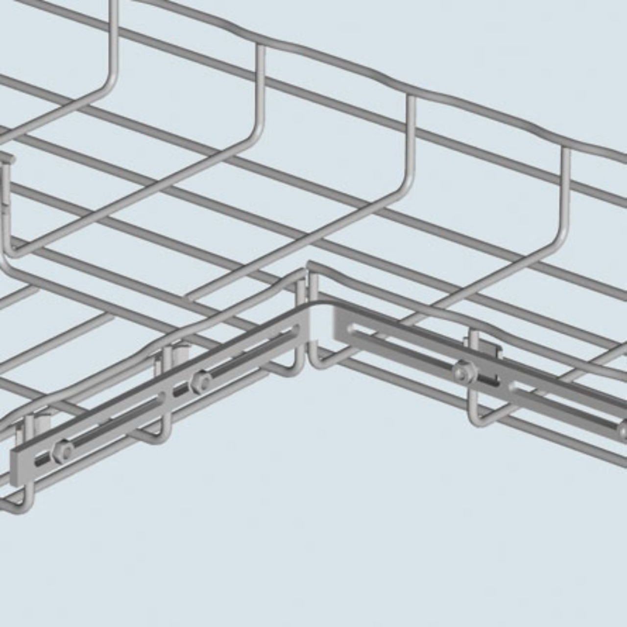 1 T or 2 90 Degree Bend Kit-Outdoor Finish | Wire Mesh Trays | Cable ...