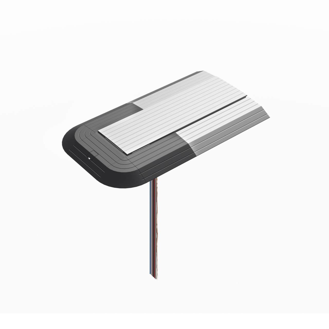 On-Floor Poke-Thru Entrance Fitting for Powertracs, Silver | Poke-Thru ...