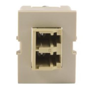 TracJack Module, LC Duplex, Multimode, Beige Adapter, Ivory Housing ...