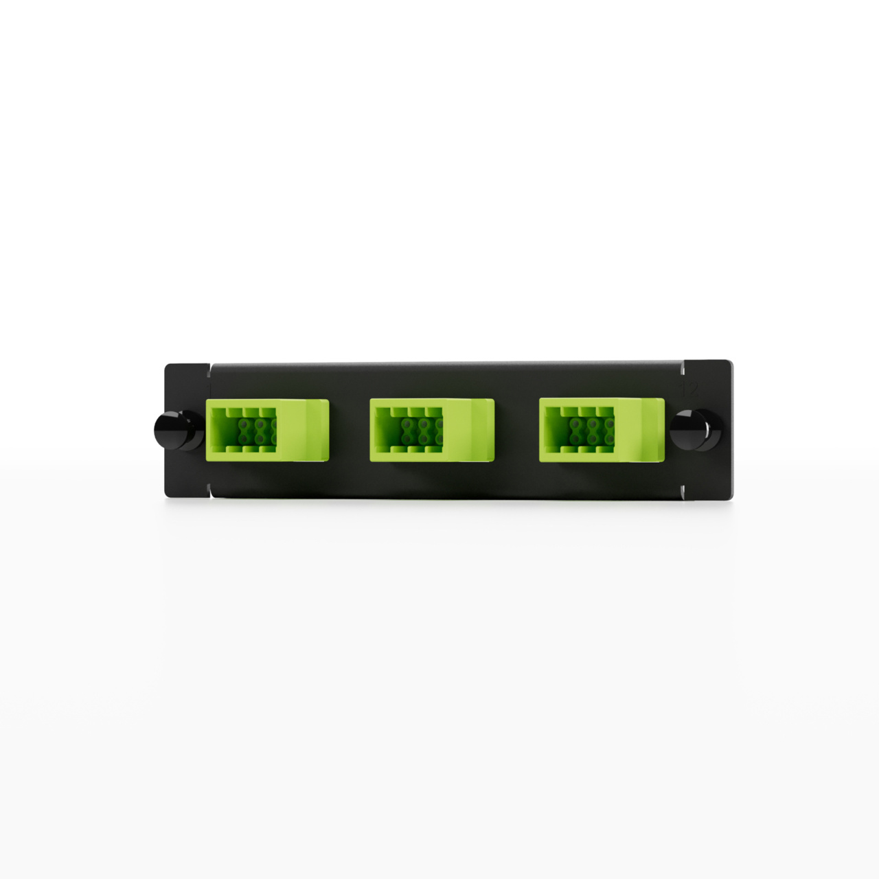 Q-Series acclAIM, Fiber Conversion Adapter Panels, 24 Fiber, Lime Green ...