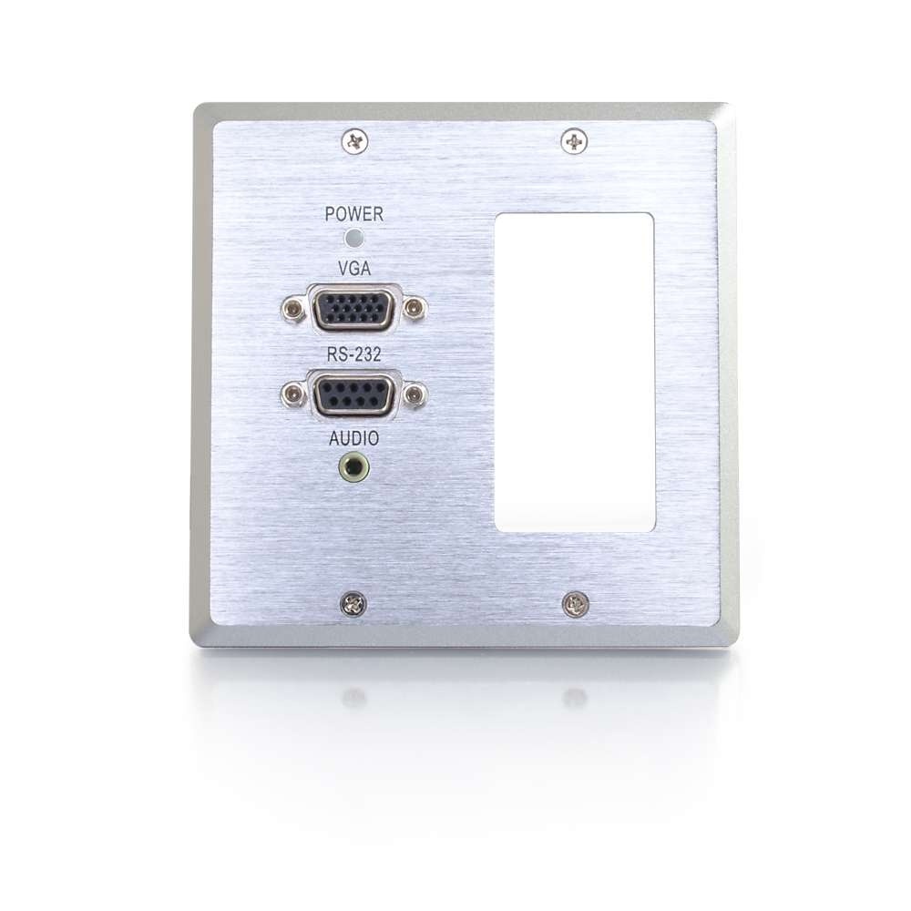 TruLink® VGA + Stereo Audio + Serial RS232 over Cat5 Extender Double ...