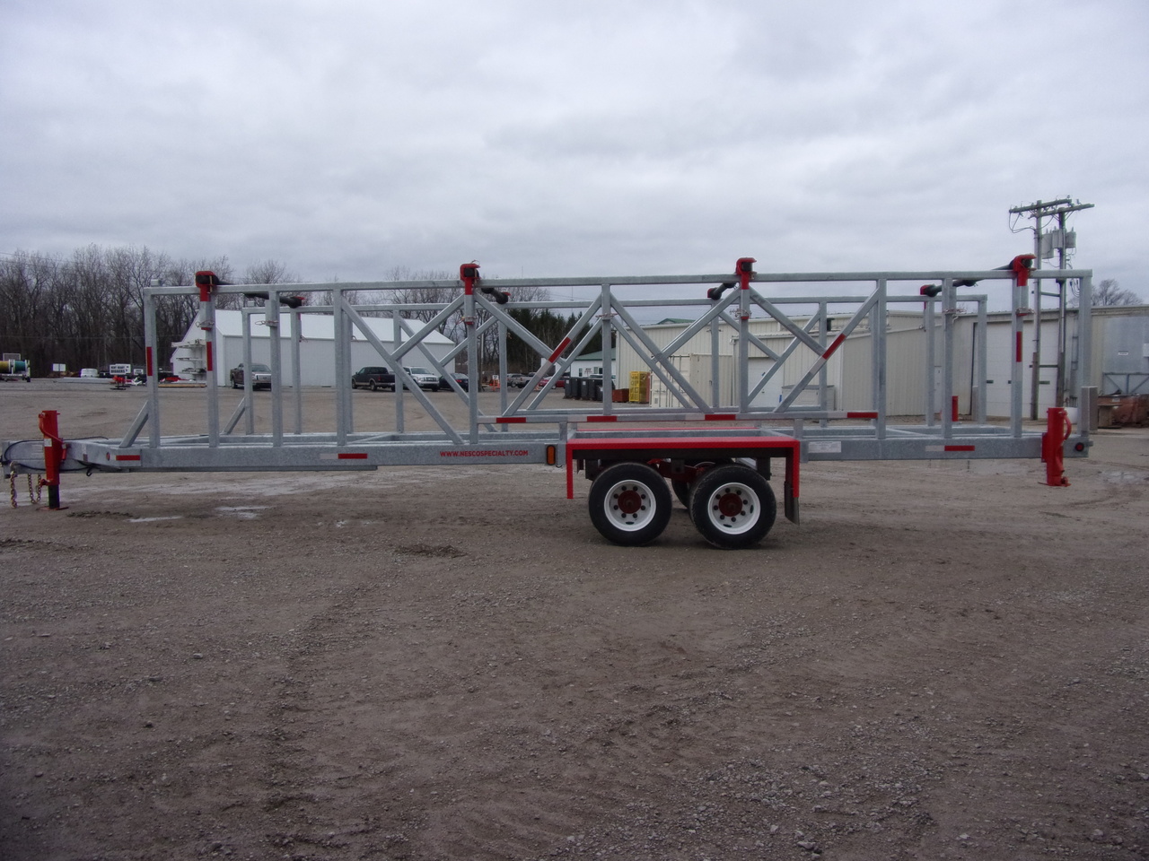4 Reel 24,000 lbs Trailer Rental - Custom Truck One Source