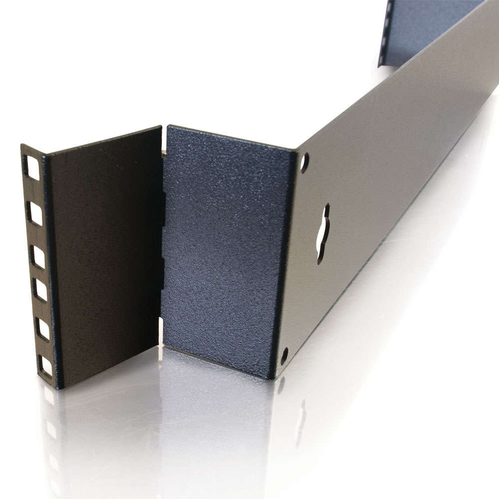 APW Mini-Max 2u (3.5in) Wallmount Patch Panel Bracket (8 deep) - Black ...