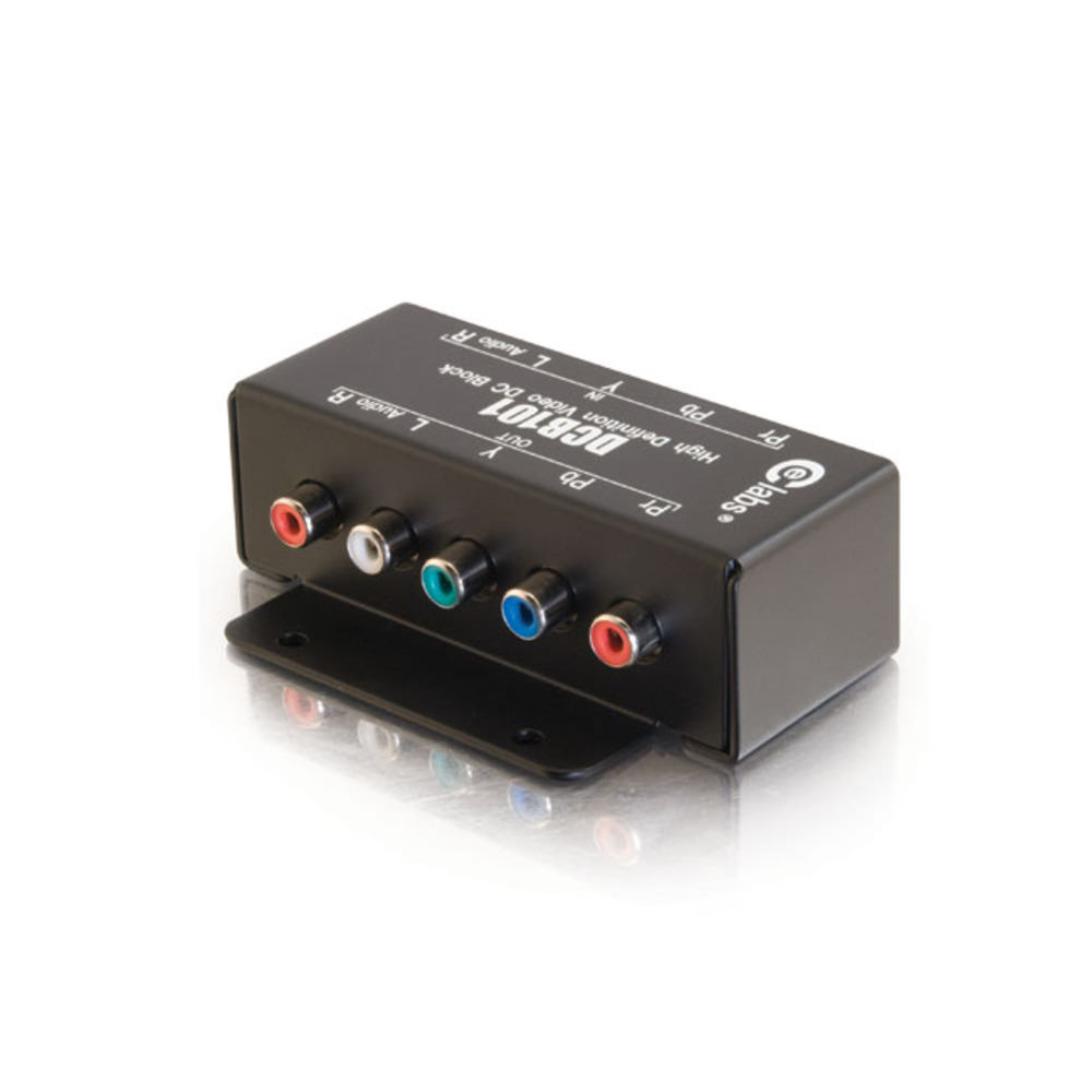 Component Video with Stereo Audio Isolation Transformer