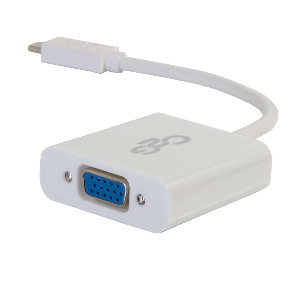USB-C® to VGA Video Adapter Converter - White | Adapters and Couplers ...