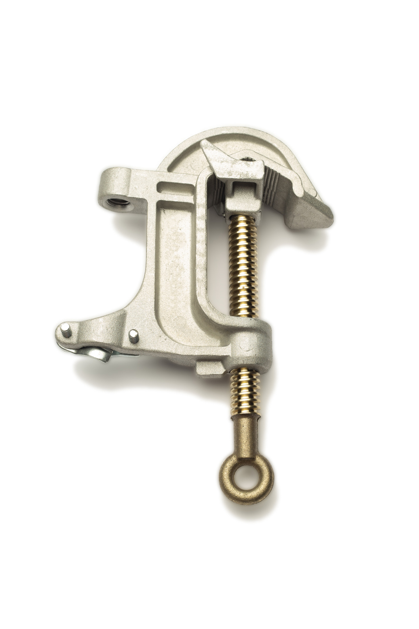 CTOS C-Clamp, Serrated Jaw, 2"