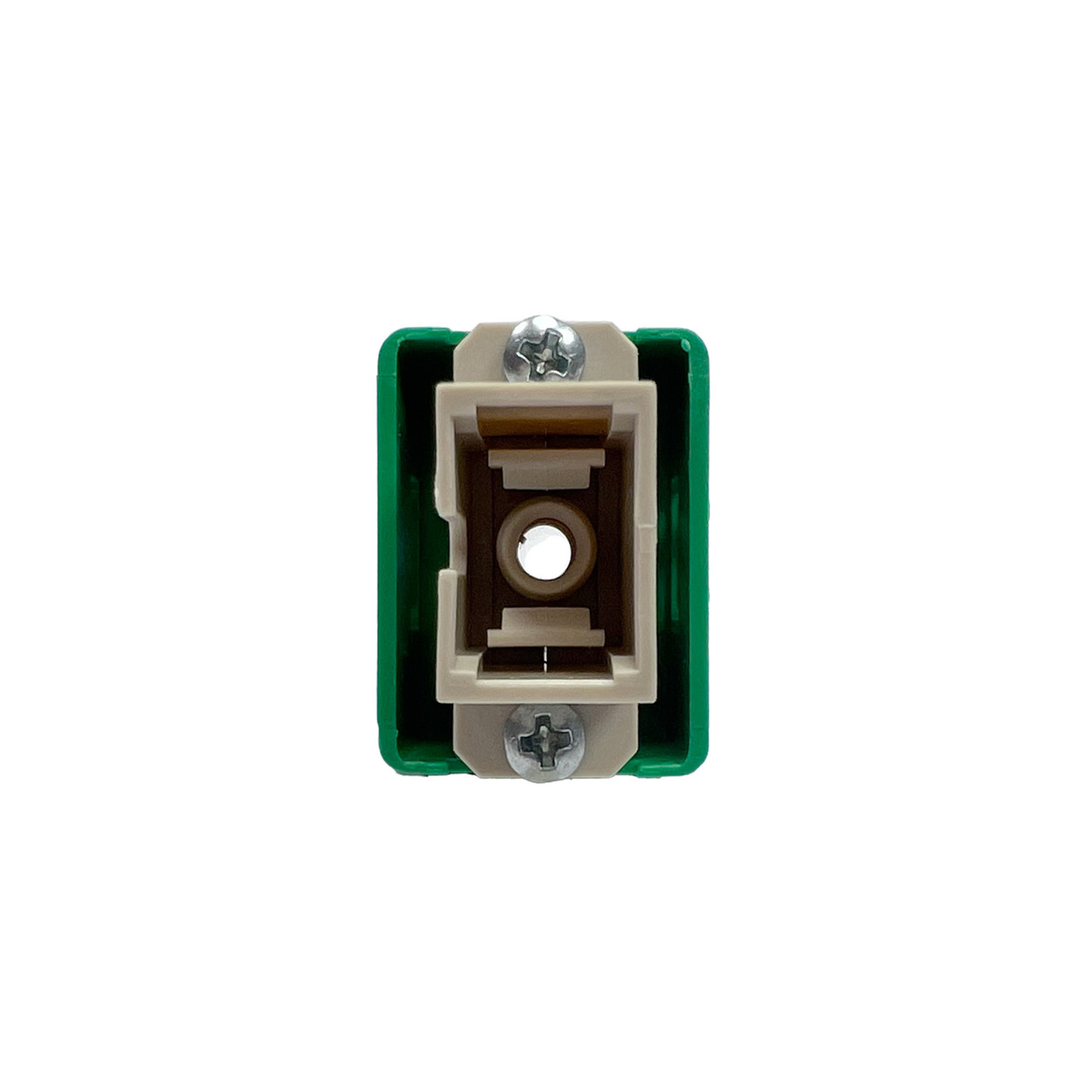 TracJack Module, 1-SC Simplex Multimode, Beige Adapter, Green Housing ...