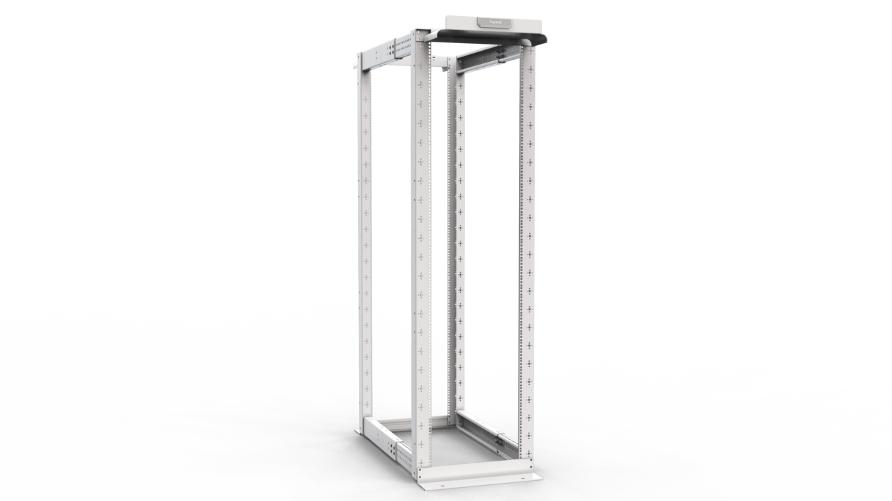 Mighty Mo 20 Dual Adjustable Base 4-Post Rack, 45 RU (7 FT), Adjustable ...