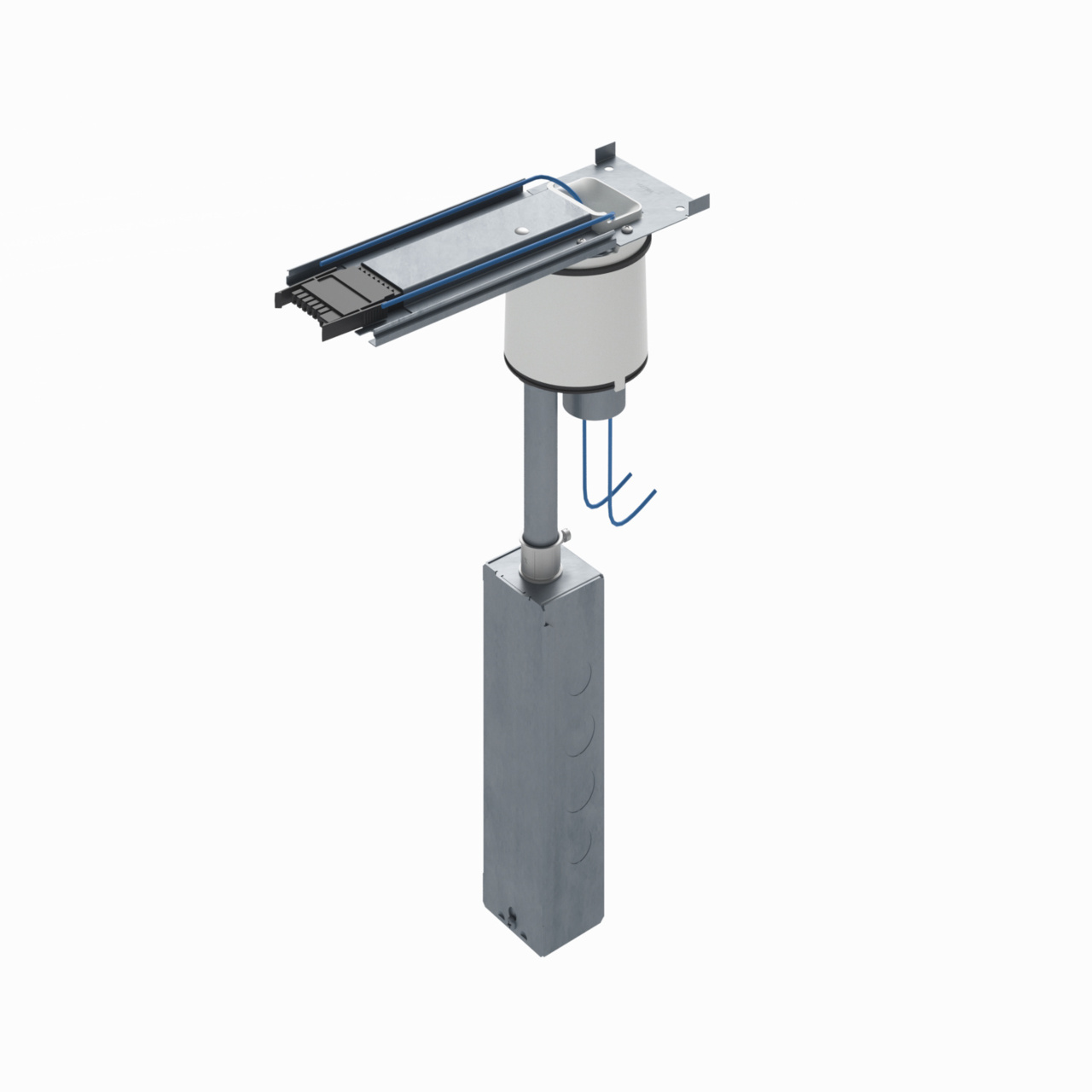 4”” Poke-Thru Transition for Connectrac Flex | Poke-Thru Devices | Wire ...