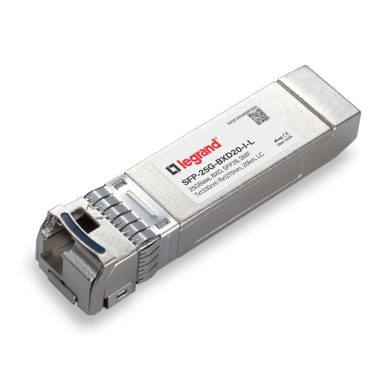 Cisco SFP-25G-BXD20-I Compatible 25GBase-BX SFP28 Transceiver (SMF, Tx ...