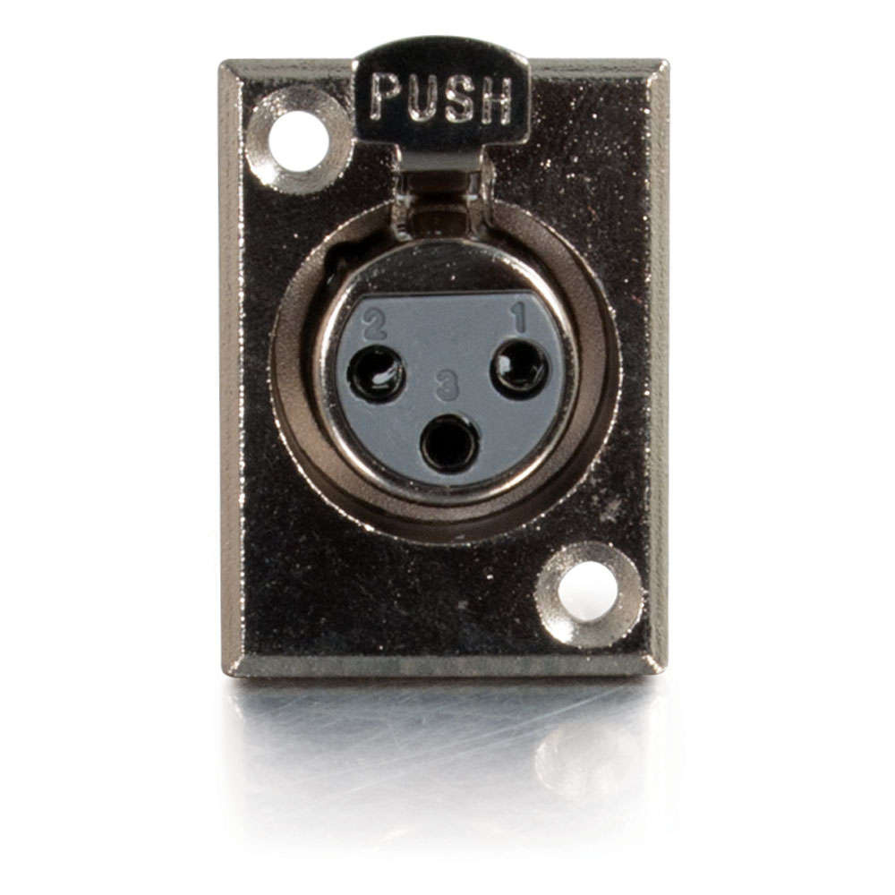 XLR Female Panel-Mount Connector