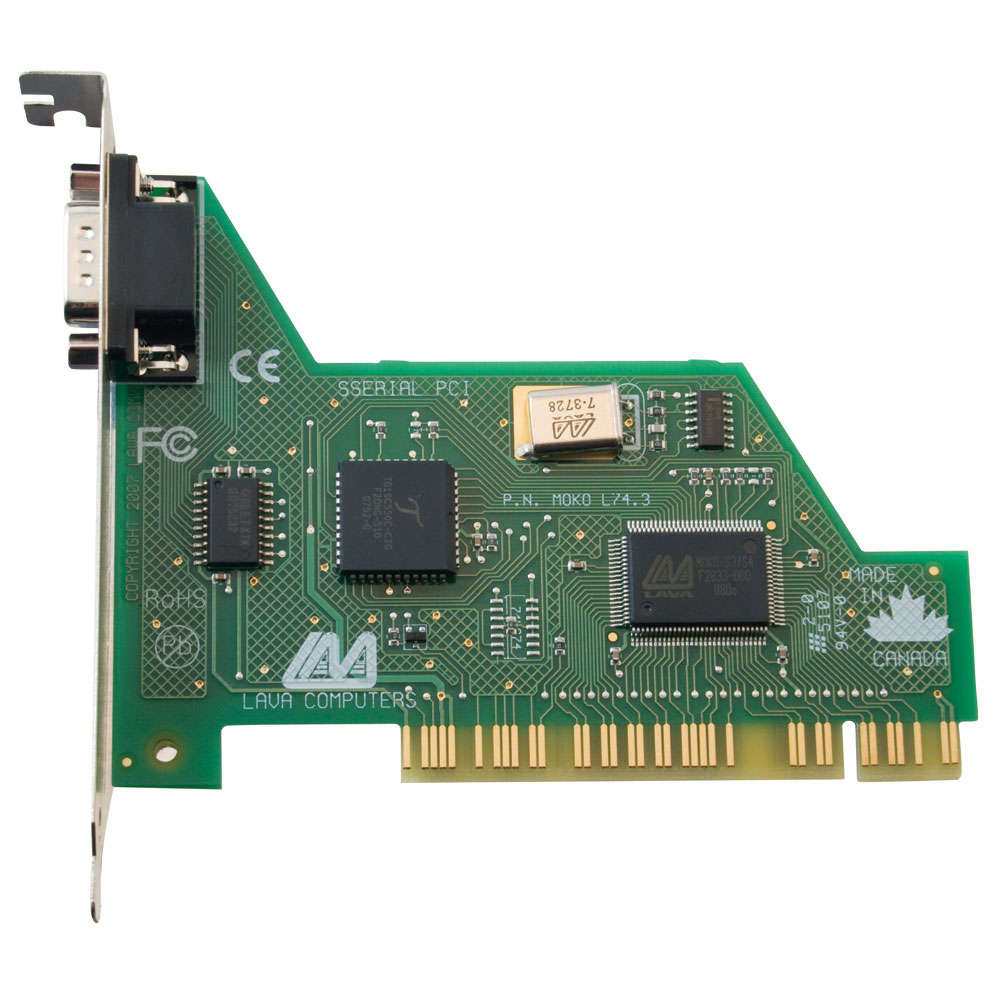 Lava™ SSerial-PCI 1-Port PCI 16550 DB9 Serial Card | Serial RS232 ...