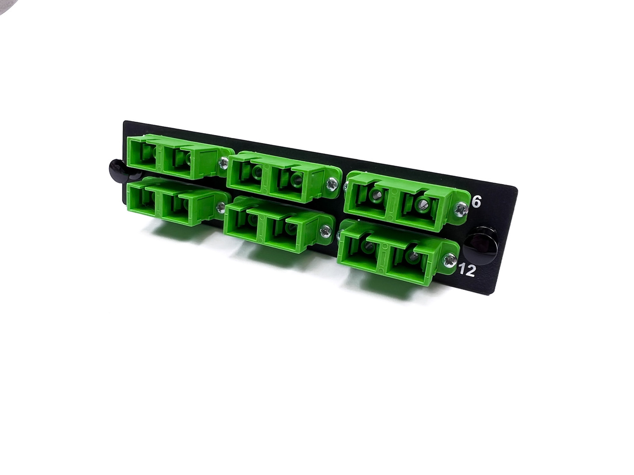 Q-Series, OFP Adapter Panel,6,SC,Duplex, OS2, Green | Fiber Adapter ...
