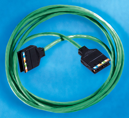 Clarity 6 110/110 Patch Cord, Category 6, 15', Green | Blocks and Cross ...