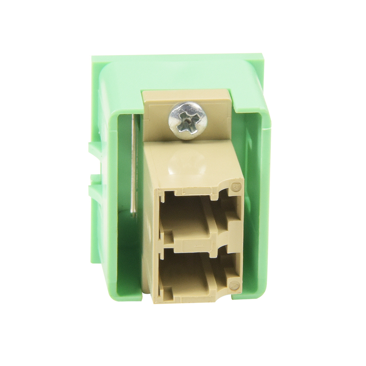 TracJack Module, LC Duplex, Multimode, Beige Adapter, Light Green ...