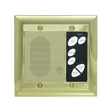Discontinued - Intercom Patio Unit, Outdoor, Shiny Brass | Broadcast ...