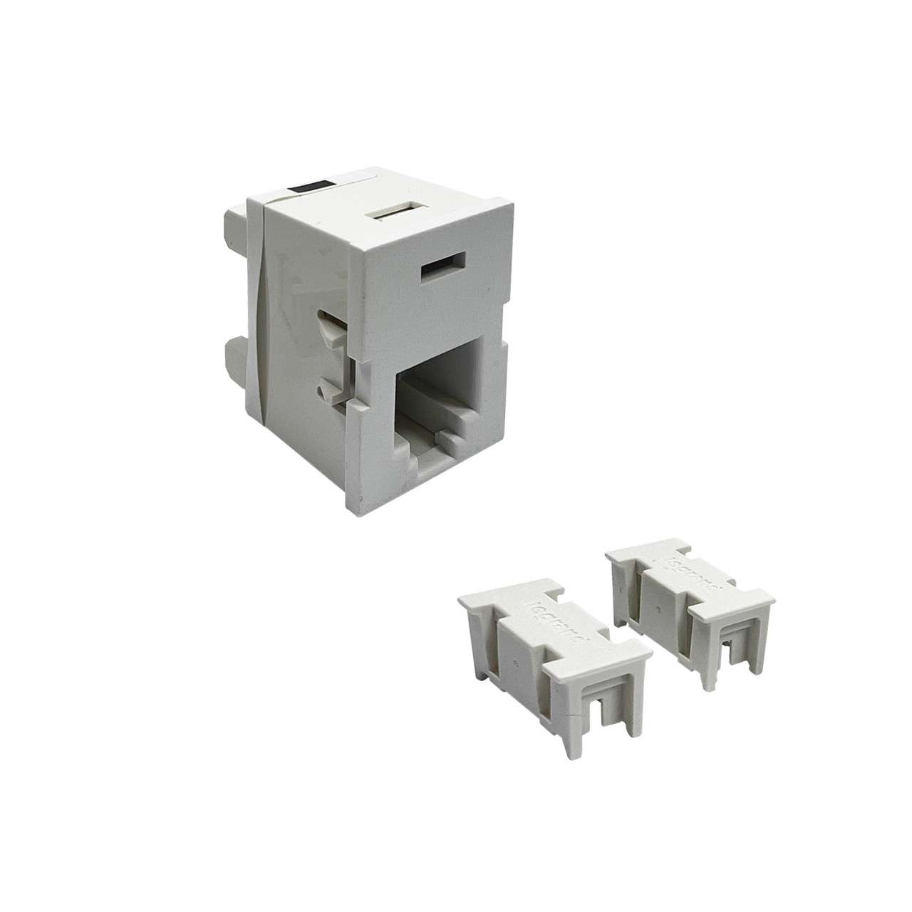 TracJack USOC six-position RJ25C Cloud White | Jacks and Modules ...