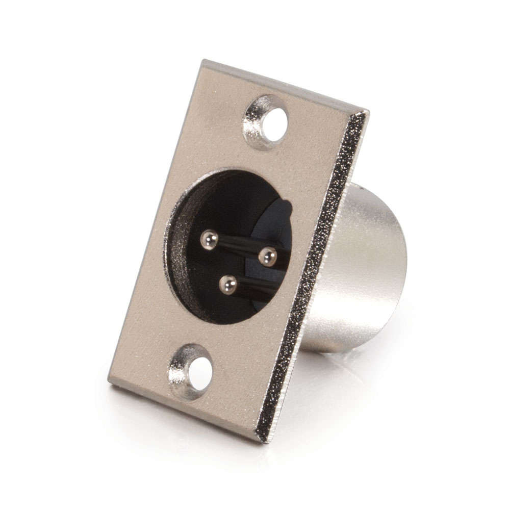 XLR Male Panel-Mount Connector